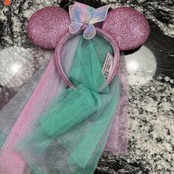 Disney | Other | Disney Parks Butterfly Fairy Minnie Mouse Ears Veil ...